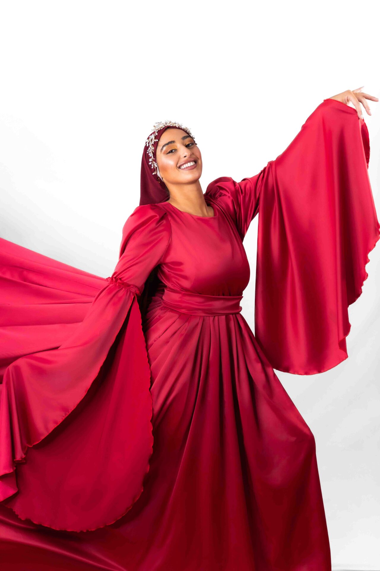 Red Covered Flying Dress (C-1) - Flying Dress France